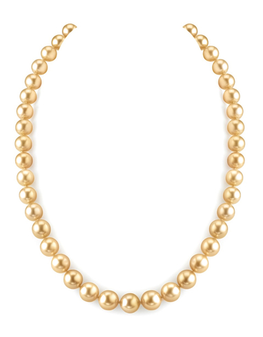Golden Pearl Necklaces | The Pearl Source